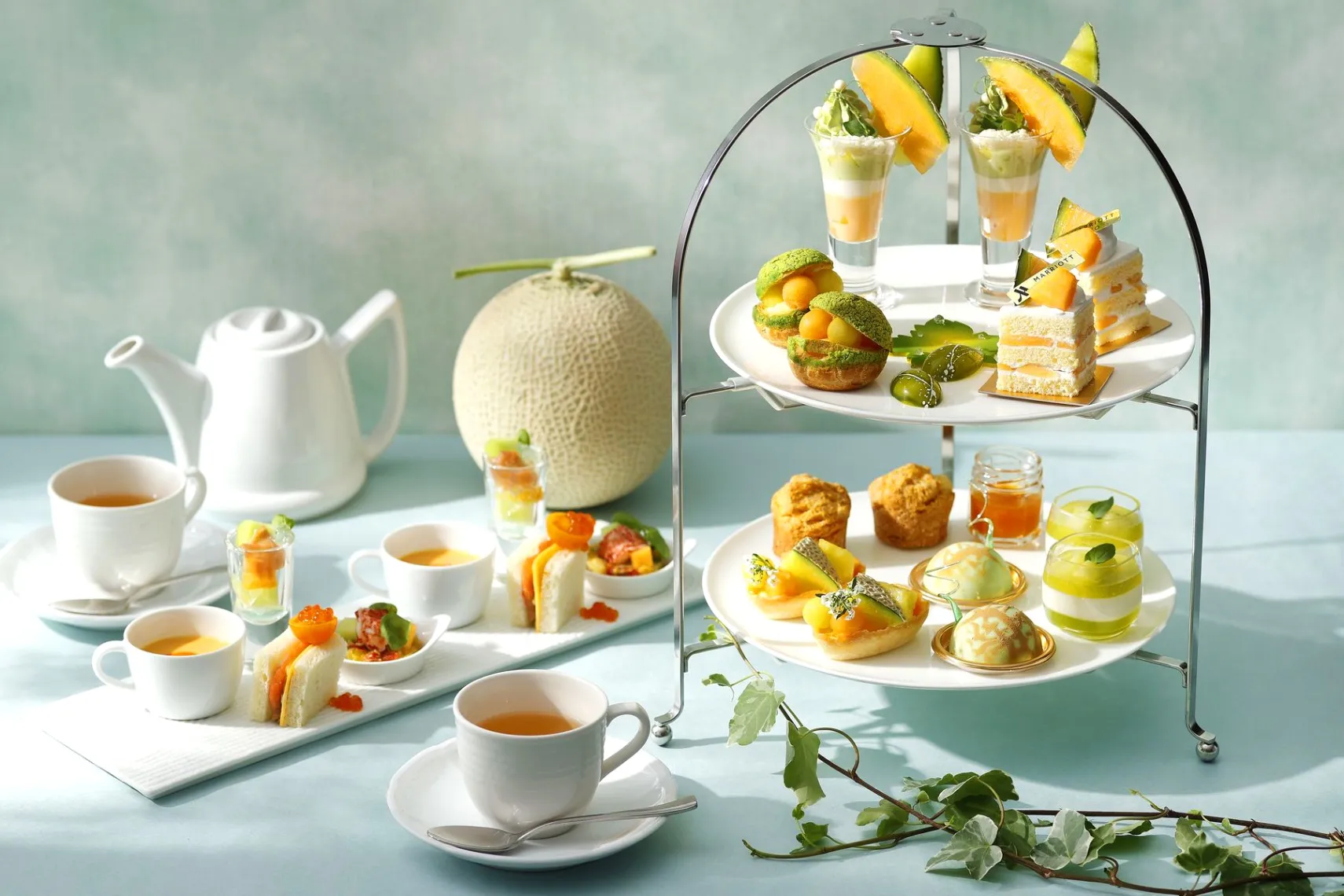 Mellow-Mellow Melon Afternoon Tea