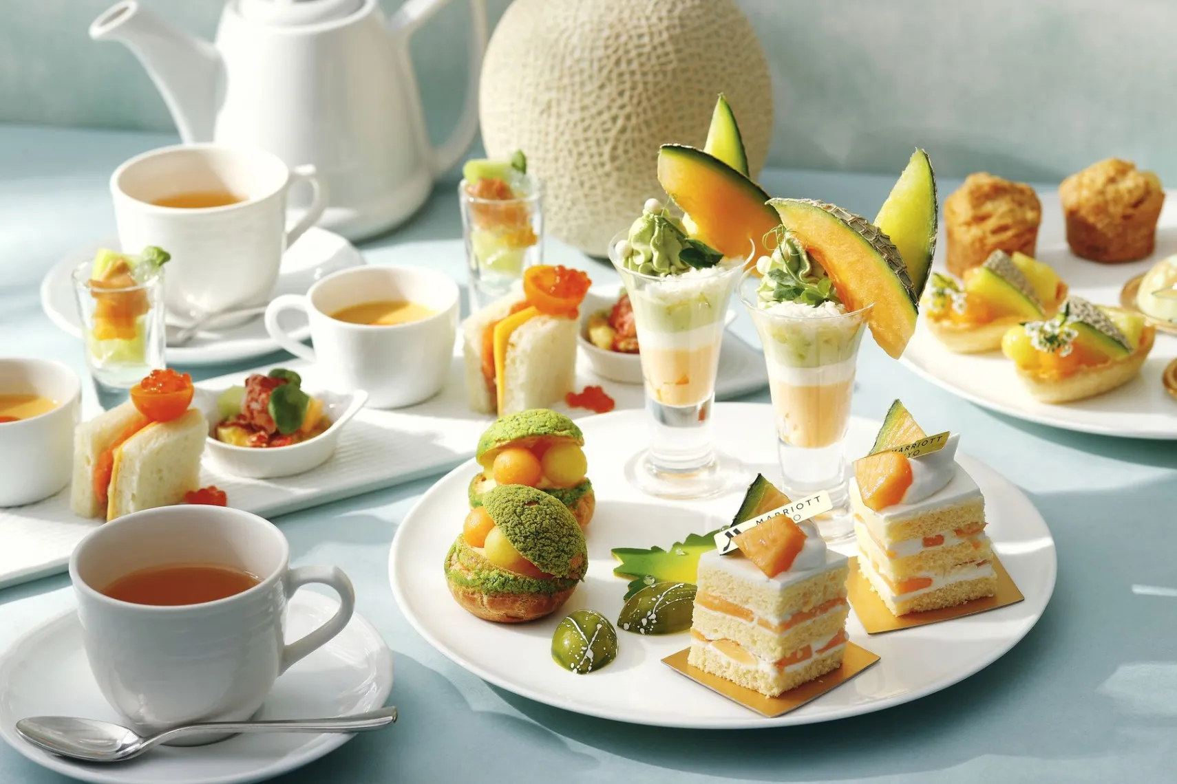 Mellow-Mellow Melon Afternoon Tea