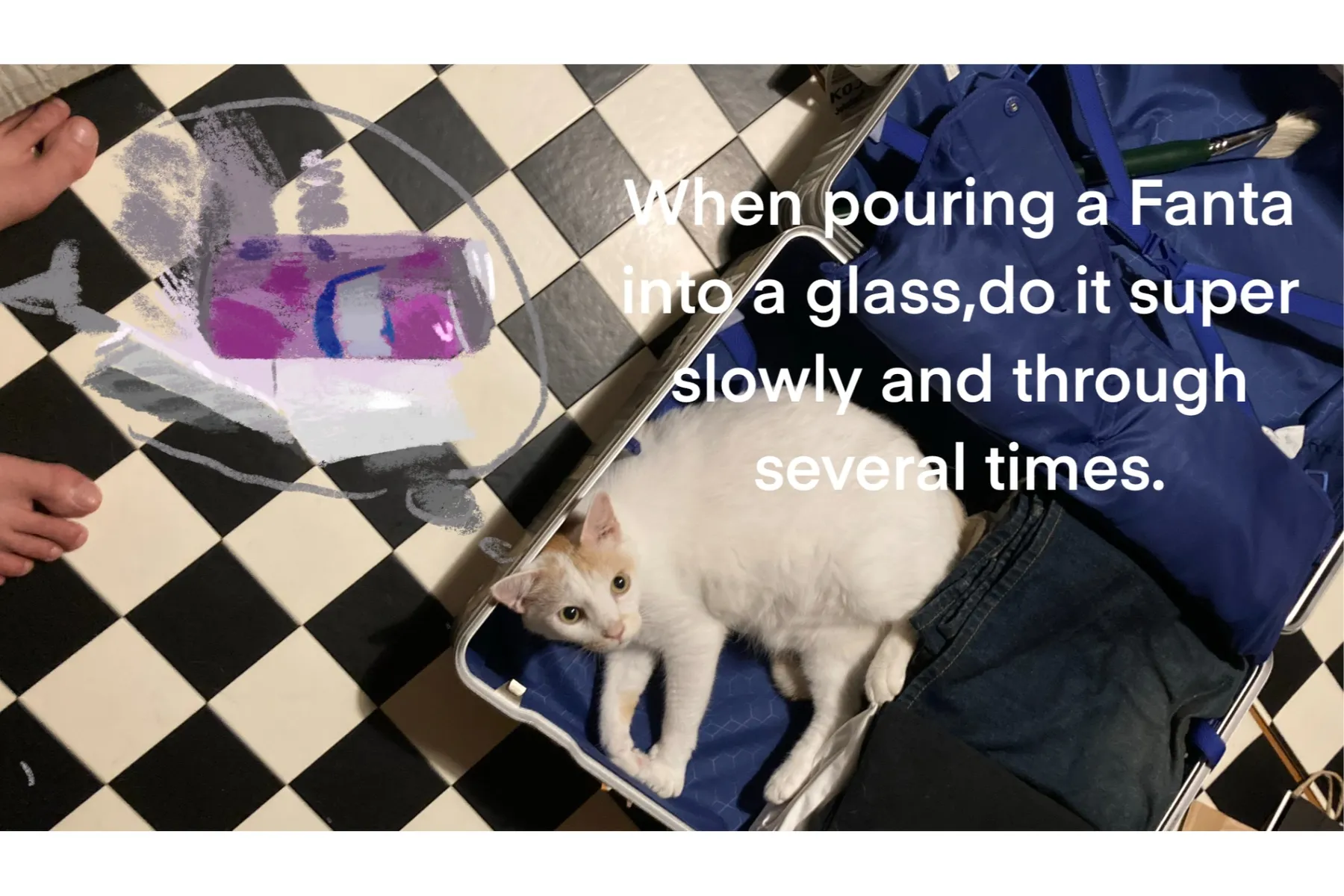 梅本匡志 個展「ファンタを注ぐ時はちょっとずつ超ゆっくりね／When pouring a Fanta into a glass,do it ...