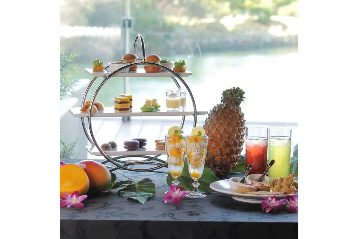 東京マンゴーのアフタヌーンティーwith HARNEY and SONS【SUD Terrace＆Bar】