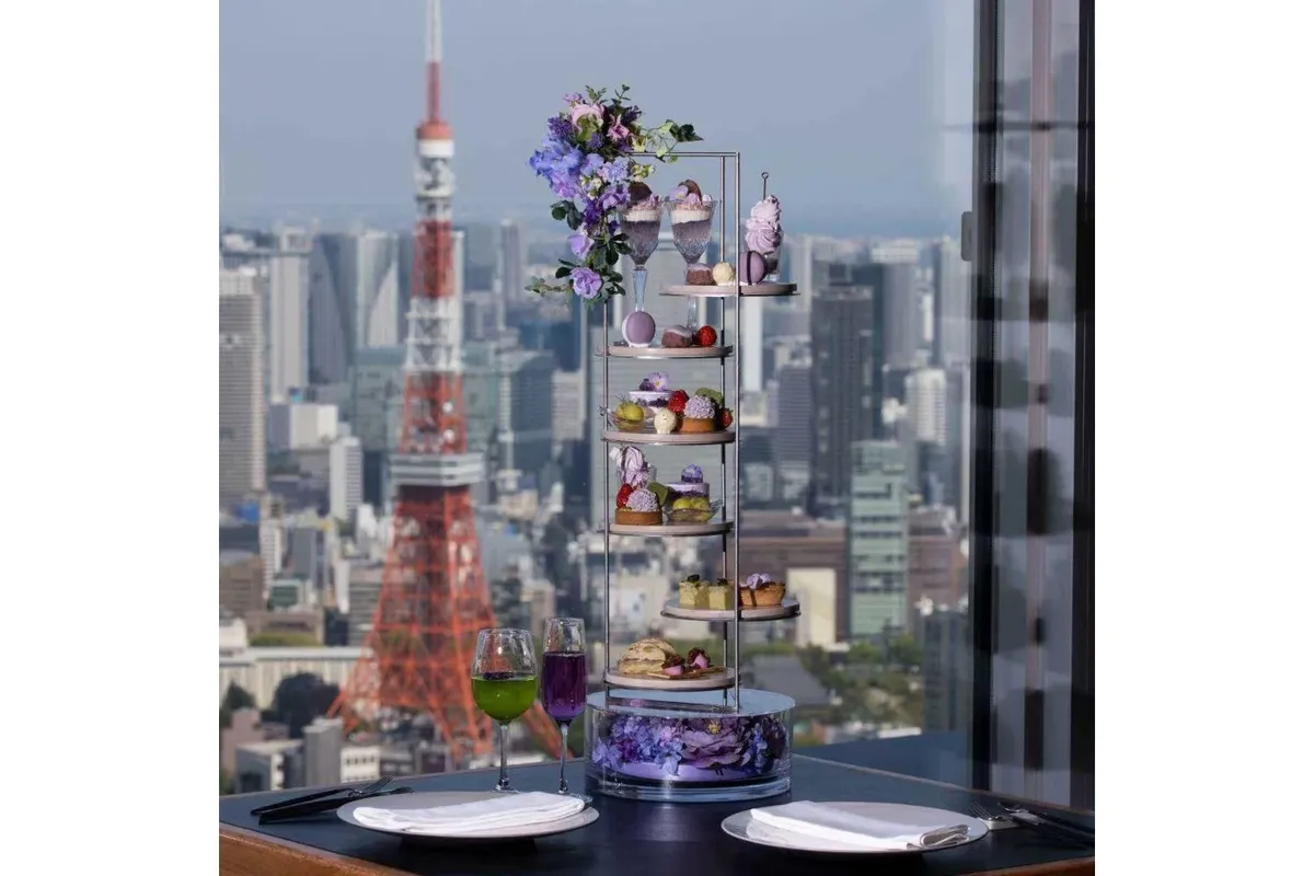 Violet AfterMOON Tea ~Flower garden~【Museum Cafe & Restaurant THE SUN ...
