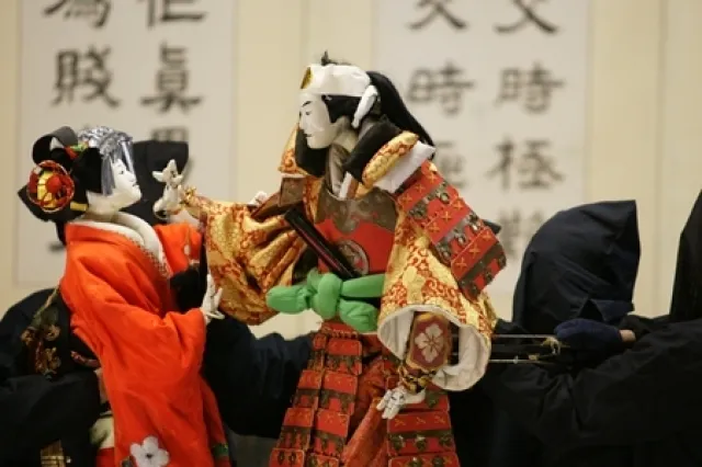 黒田人形奉納上演